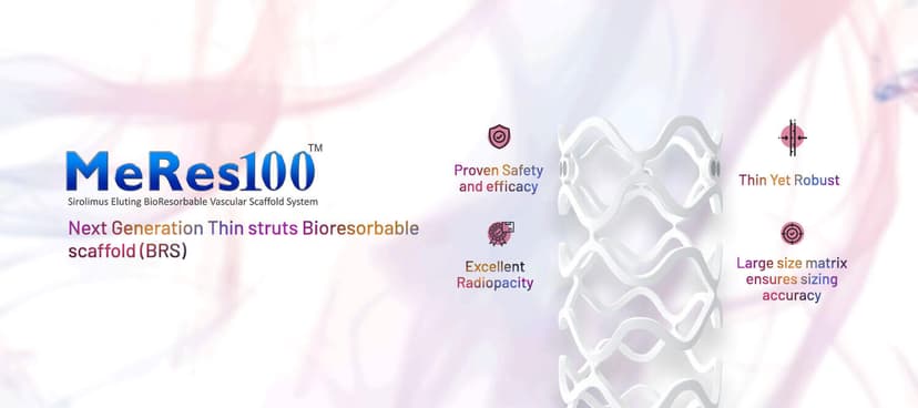 MeRes100-World's first 100 micron BRS | Meril Life Sciences